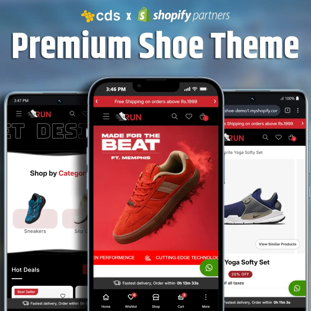 Shoe Theme – Shopify – CDesk Solutions | Store